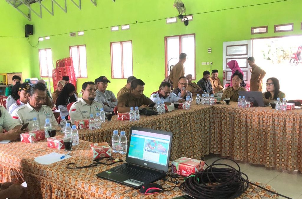 Sekretariat Desa Bhuana Jaya mengikuti pelatihan pengelolaan isi konten web.des semudah membuat ...