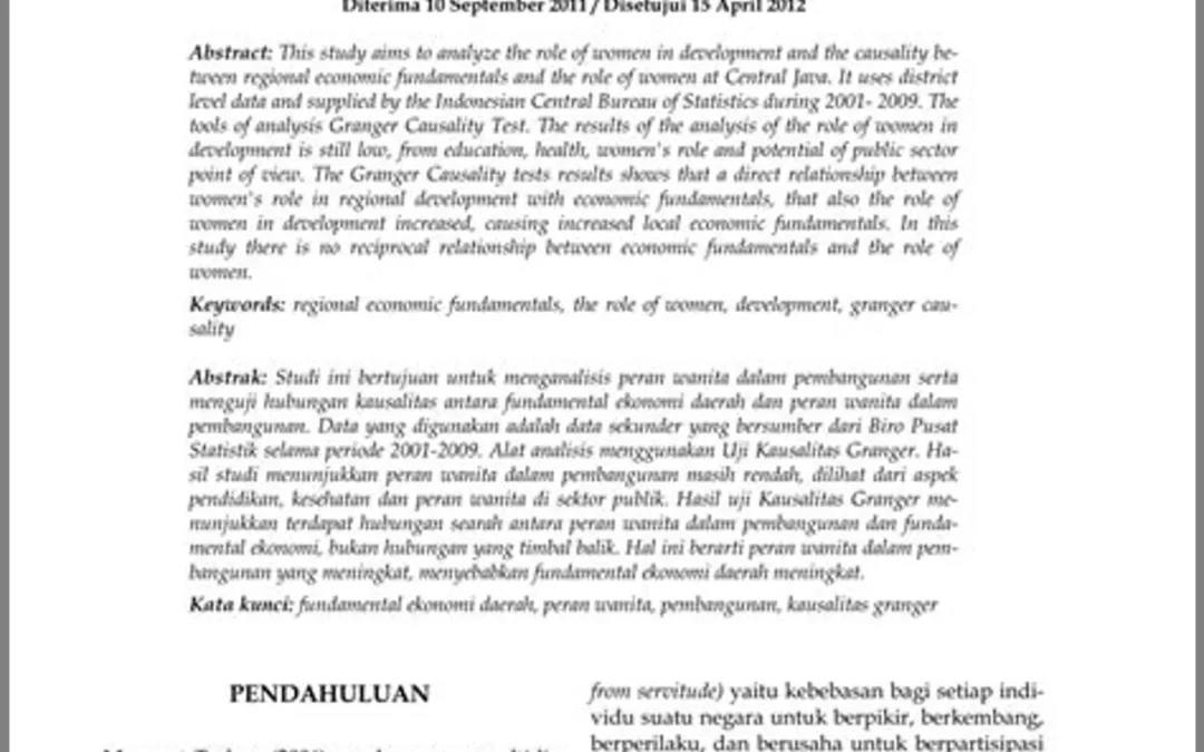 Desa Bhuana Jaya: Mengenal Peran Wanita dalam Pembangunan dan Keberlanjutan – Desa Bhuana Jaya ...